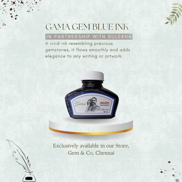 Gem Blue Ink – Sulekha Ink